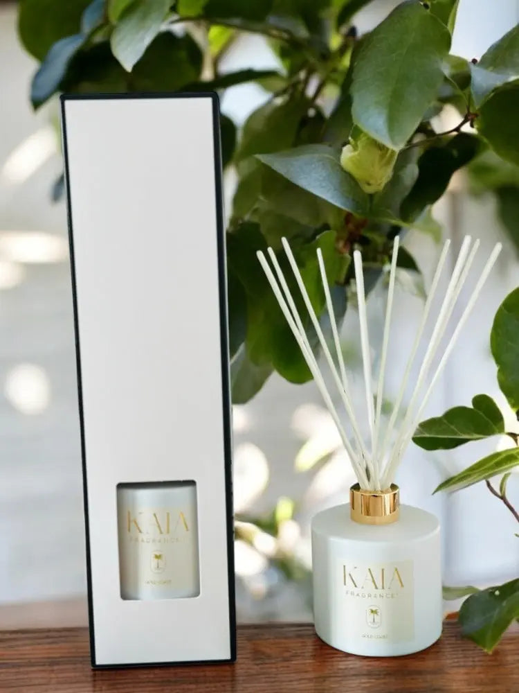 White Reed Diffuser - French Pear Scent for Home | KAIA Fragrances