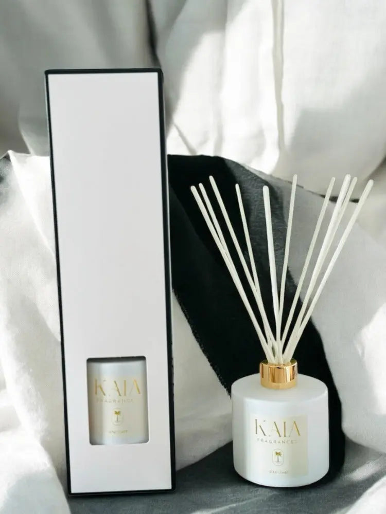 White Reed Diffuser - Fresh Linen Home Fragrance - KAIA Fragrances ...
